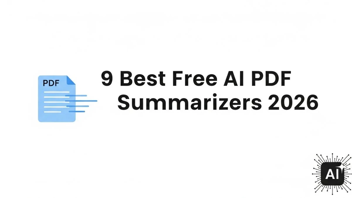 9 Best Free AI PDF Summarizers